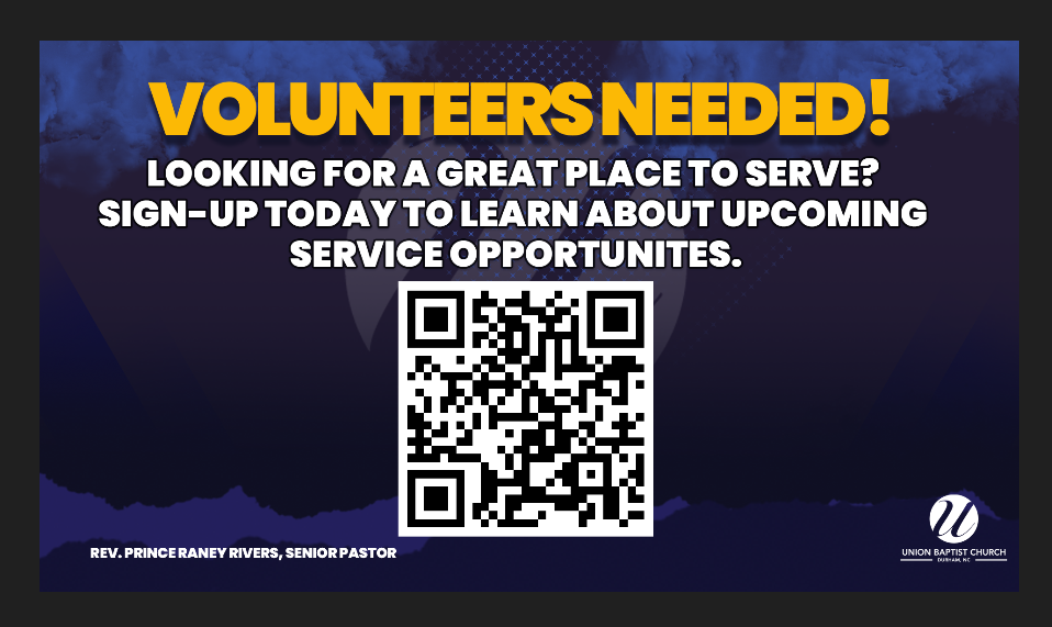 Home - Union Baptist Church Durham